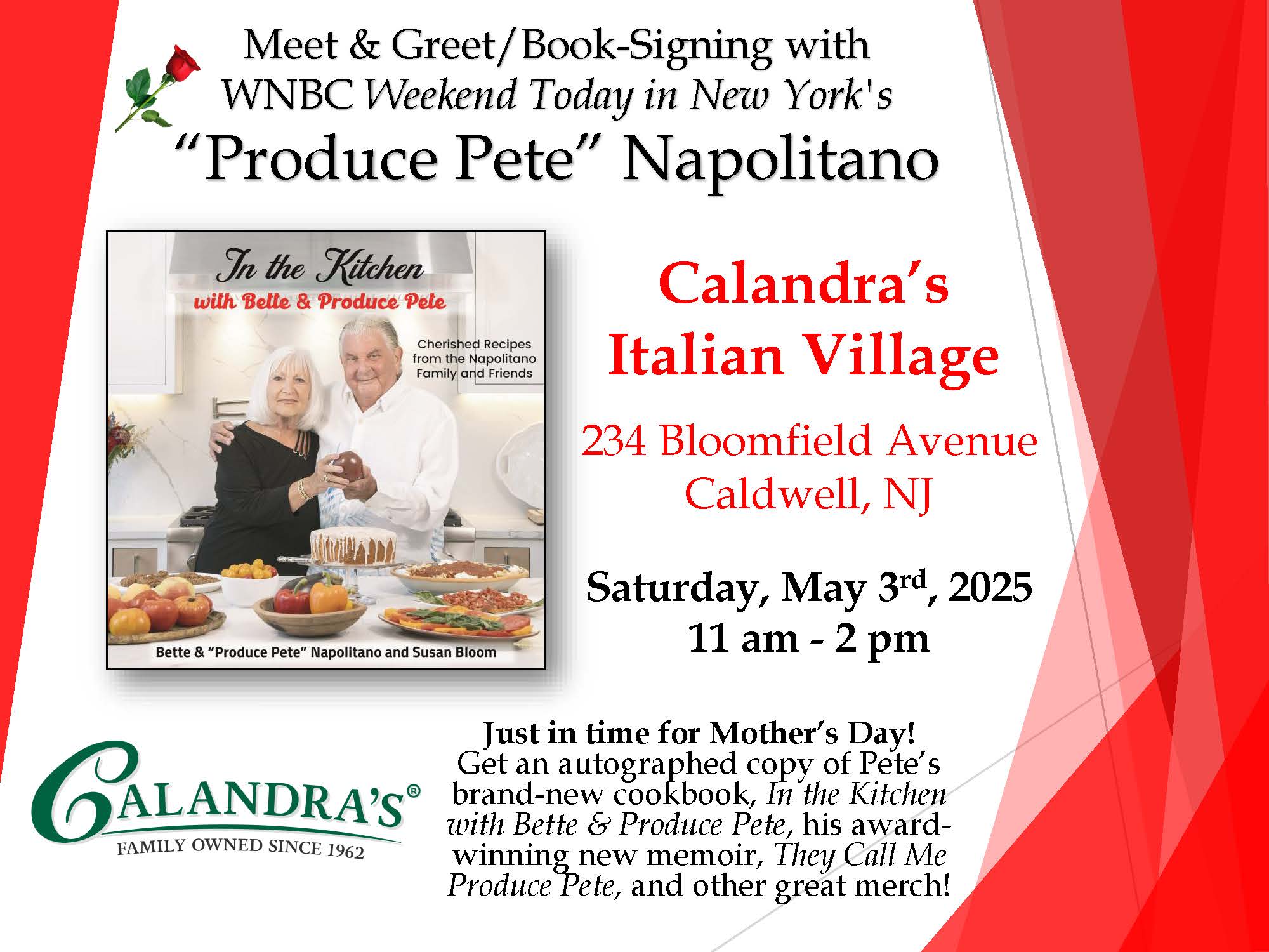 Events – Welcome to Calandra's!