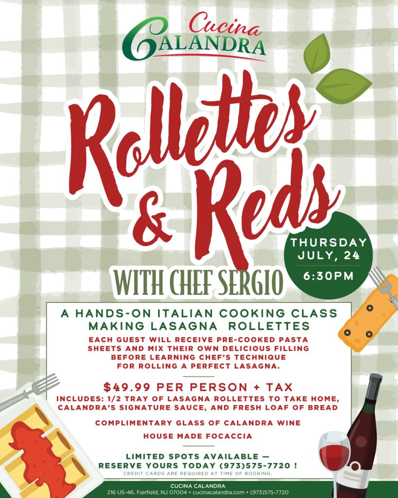 Events – Welcome to Calandra's!